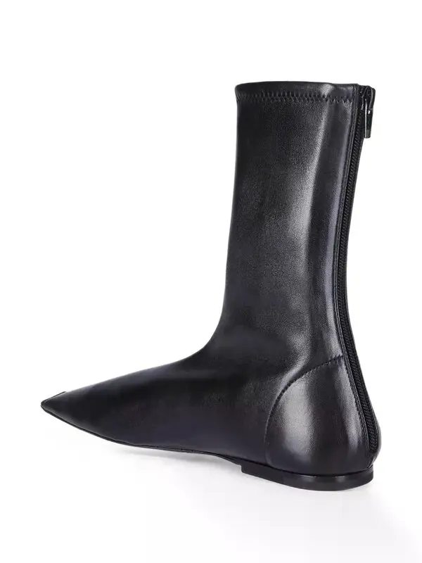 Khaite Marlene Leather Boots