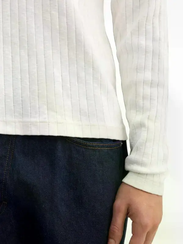 ANOTHER ASPECT Another T-shirt 4.0 Ribbed-knit Raglan-sleeve