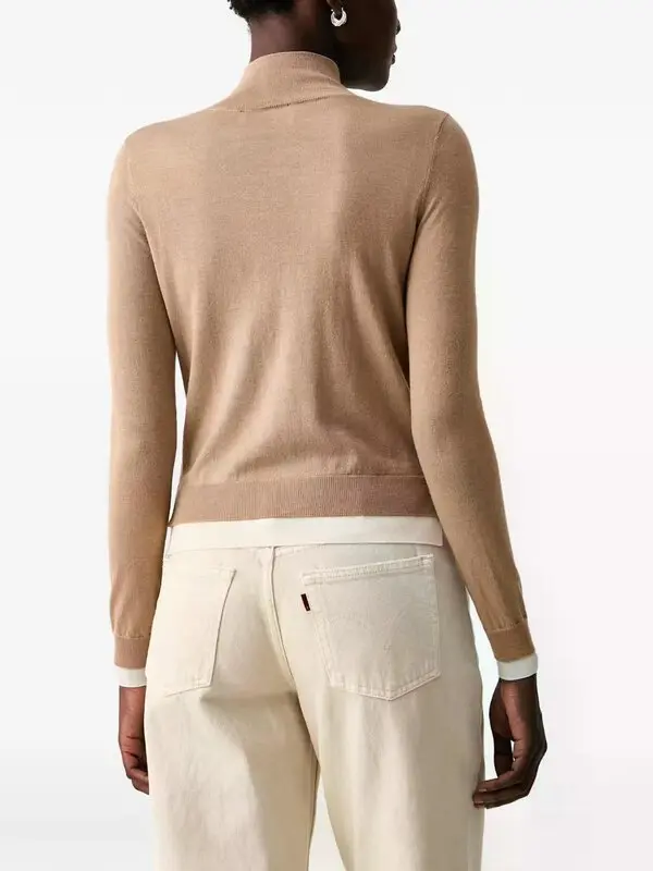 ERMANNO FIRENZE Logo-patch Pullover Sweater