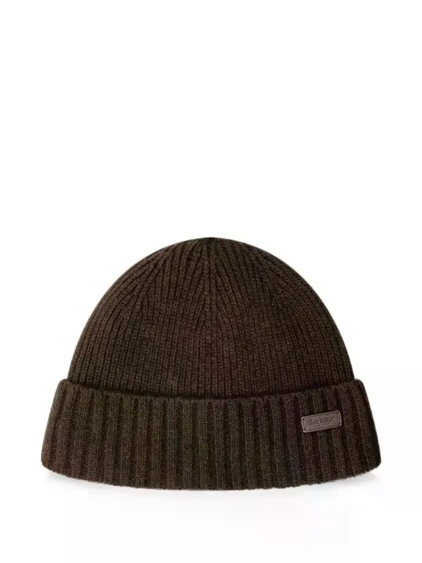 Barbour Carlton Ribbed-knit Beanie Hat