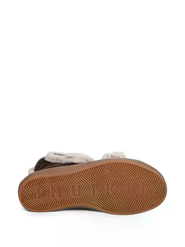 Inuikii Shearling-trim Touch-strap Sneakers