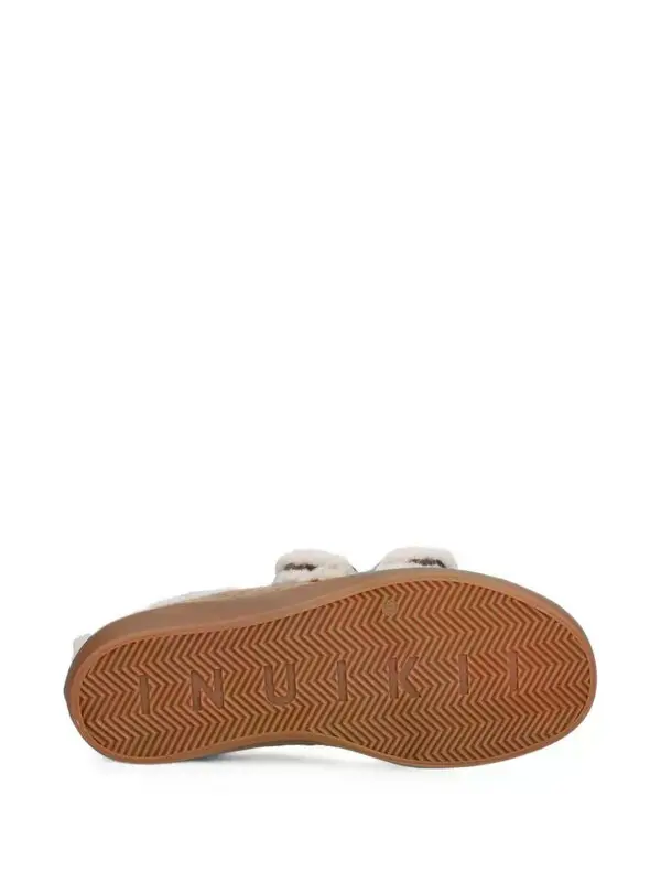 Inuikii Shearling-trim Touch-strap Sneakers