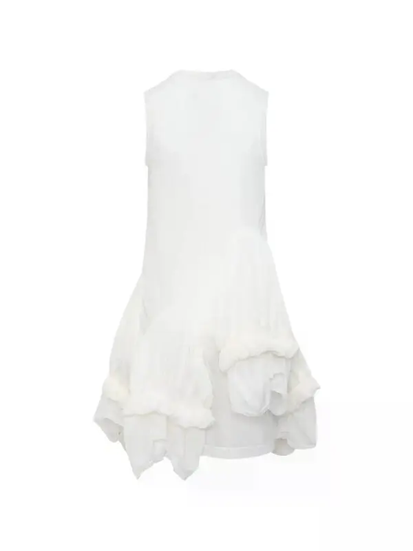 Comme Des Garçons Sheer Layered Ruffle Mini Dress