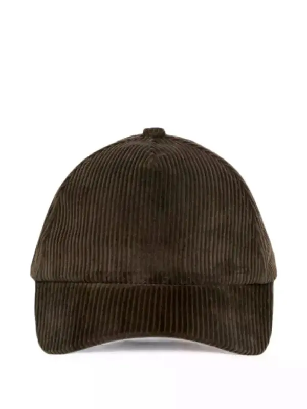 Max Mara Velvet Baseball Cap - Brown