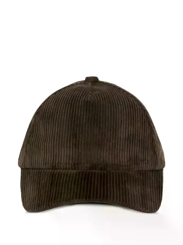 Max Mara Velvet Baseball Cap - Brown