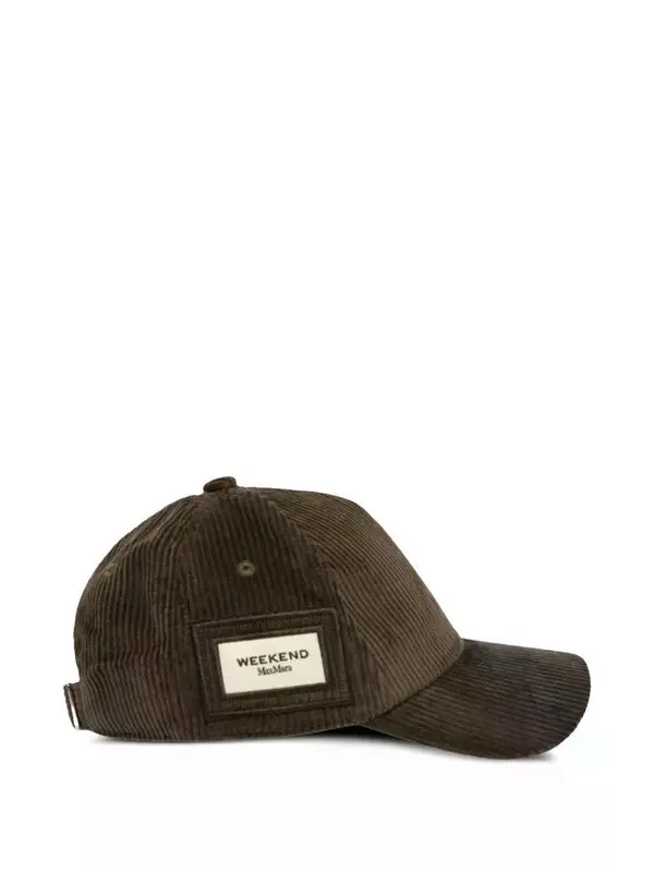 Max Mara Velvet Baseball Cap - Brown