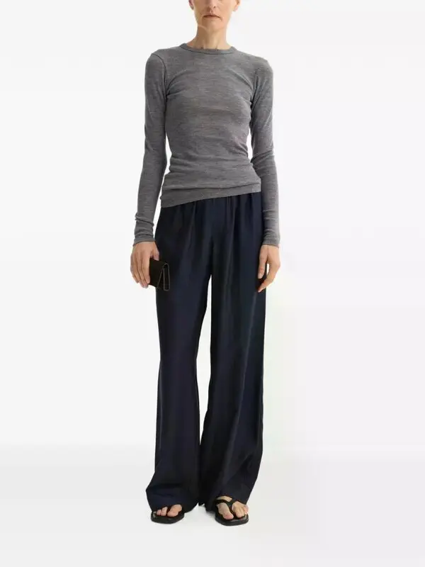 RÓHE Fine-knit Long-sleeved T-shirt