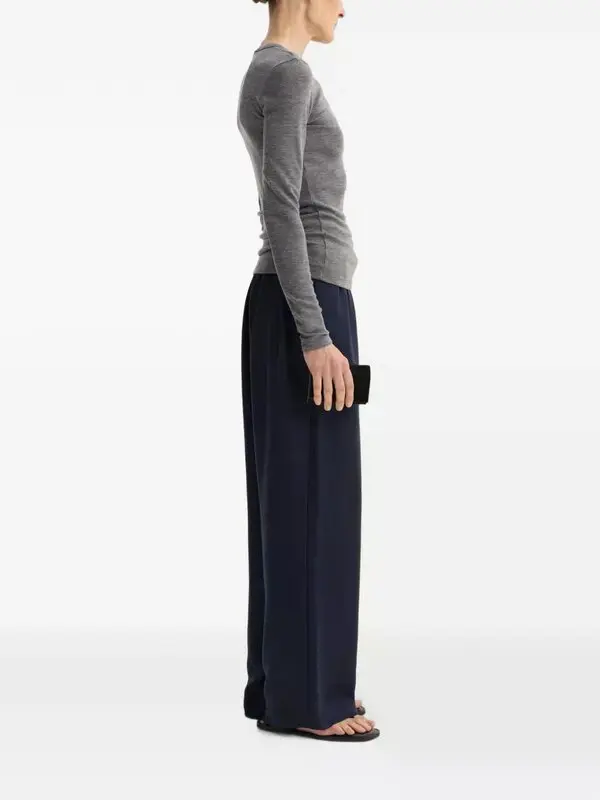 RÓHE Fine-knit Long-sleeved T-shirt