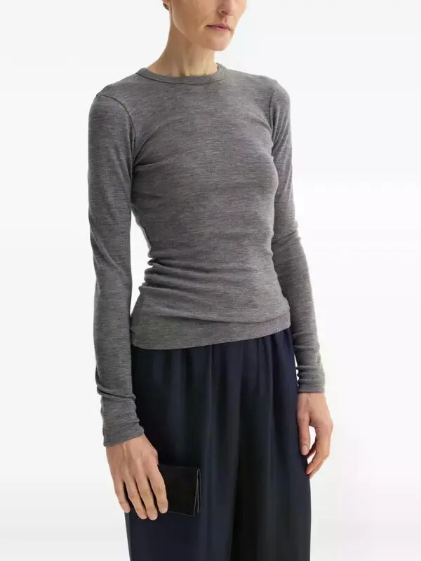 RÓHE Fine-knit Long-sleeved T-shirt