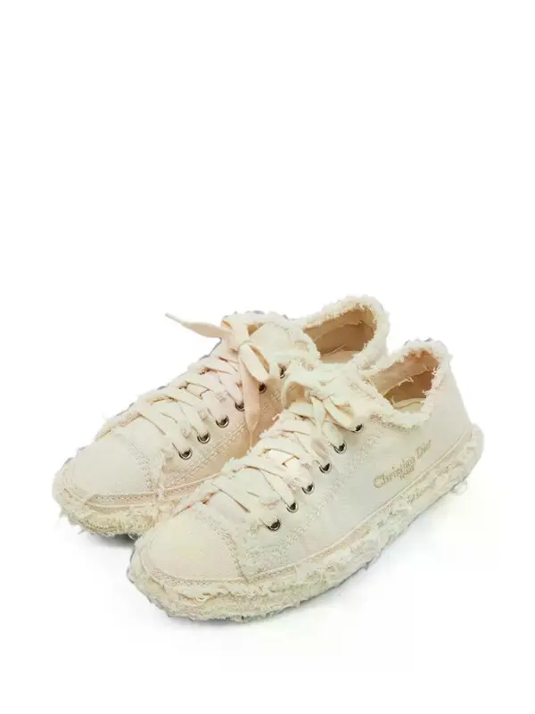 Dior D-blaze Frayed Sneakers