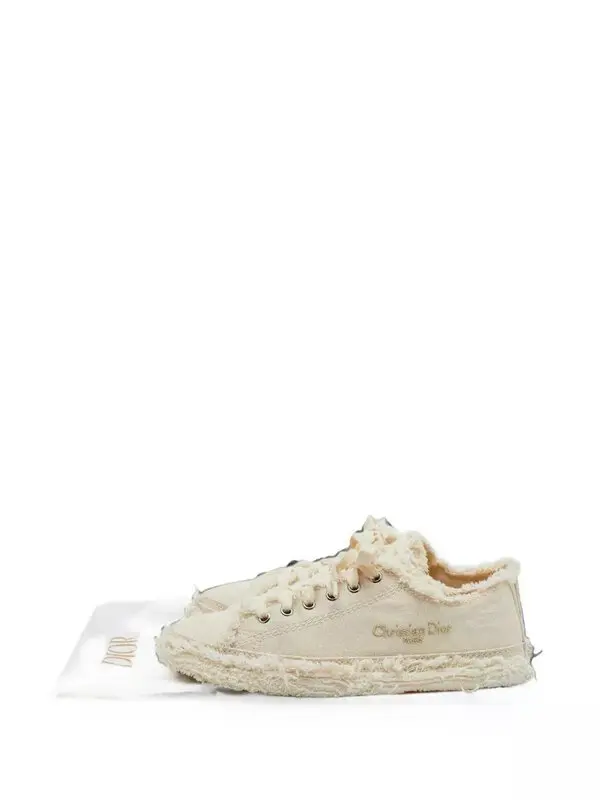 Dior D-blaze Frayed Sneakers
