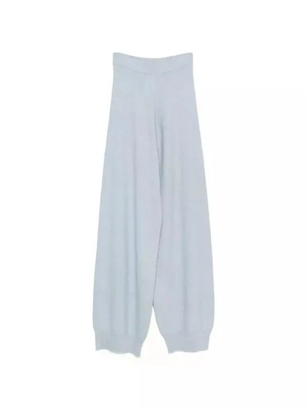 Fabiana Filippi Metallic-effect Wide-leg Trousers - Blue