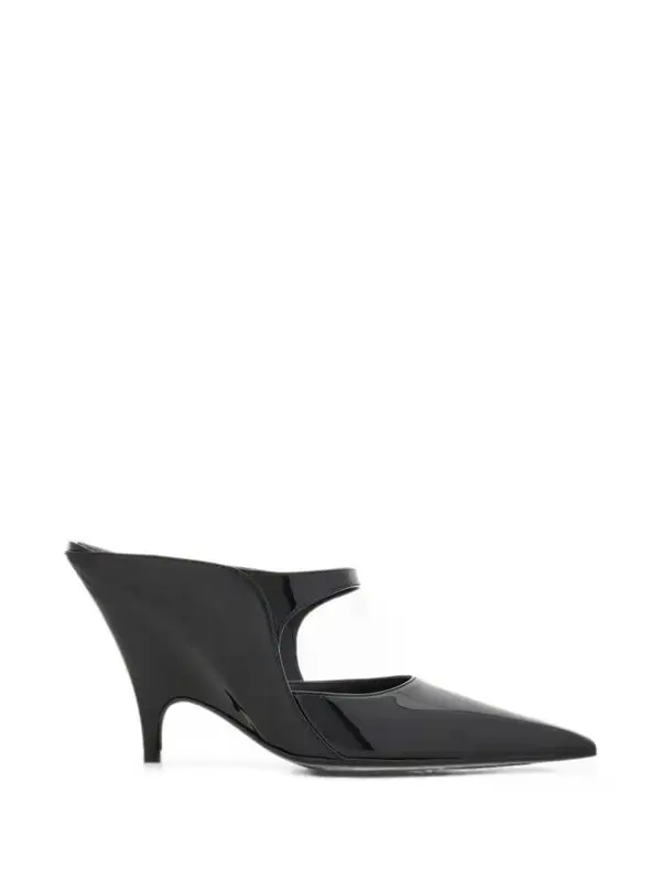FERRAGAMO Graphic Wedge Mules