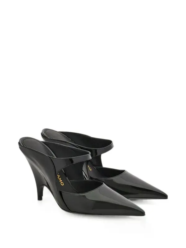FERRAGAMO Graphic Wedge Mules