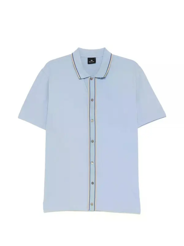 Paul Smith Contrast-collar Shirt - Blue