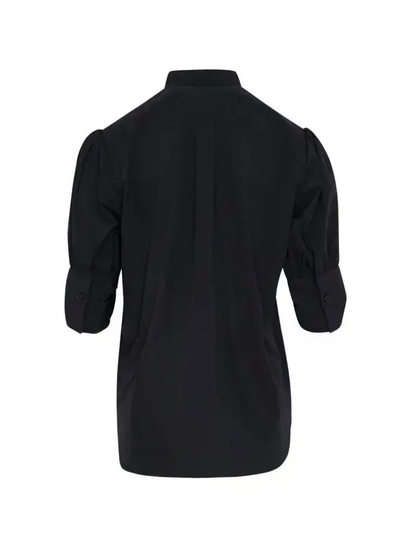 Noir Kei Ninomiya Bow Buckle-embellished Blouse