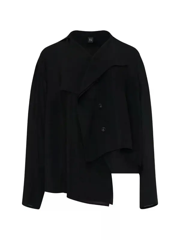 Y’s Draped Asymmetric Shirt