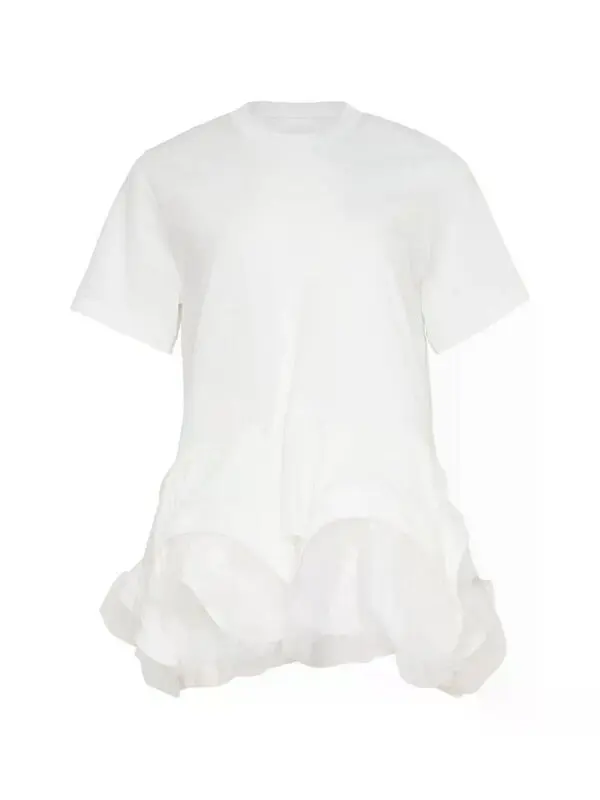 Noir Kei Ninomiya Ruffled Peplum T-shirt