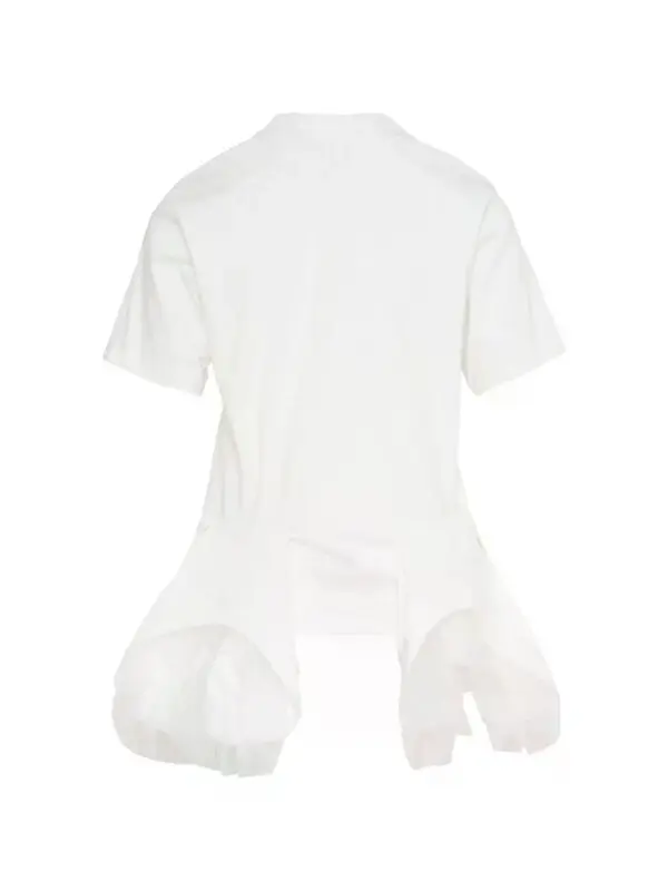 Noir Kei Ninomiya Ruffled Peplum T-shirt