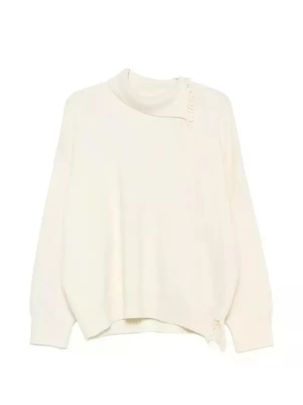 RÓHE Long-sleeve Fringed Sweater
