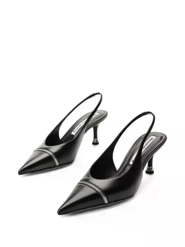 Alexander Wang Slashed Zip Slingback Pumps