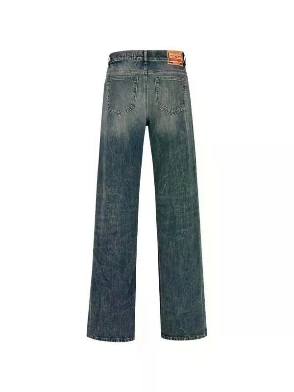 DIESEL® Washed Straight-leg Jeans