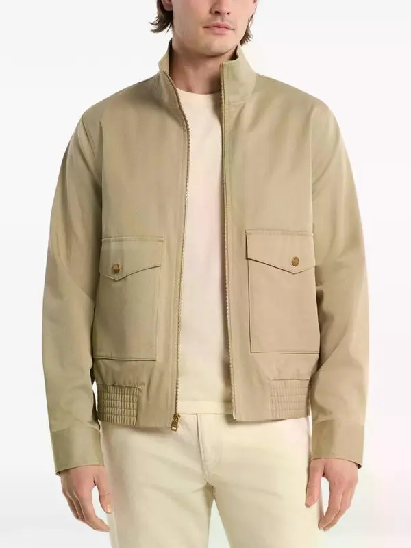 Michael Kors Harrington Stretch-cotton Bomber Jacket