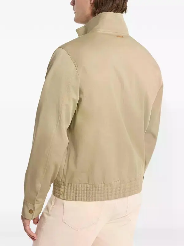 Michael Kors Harrington Stretch-cotton Bomber Jacket