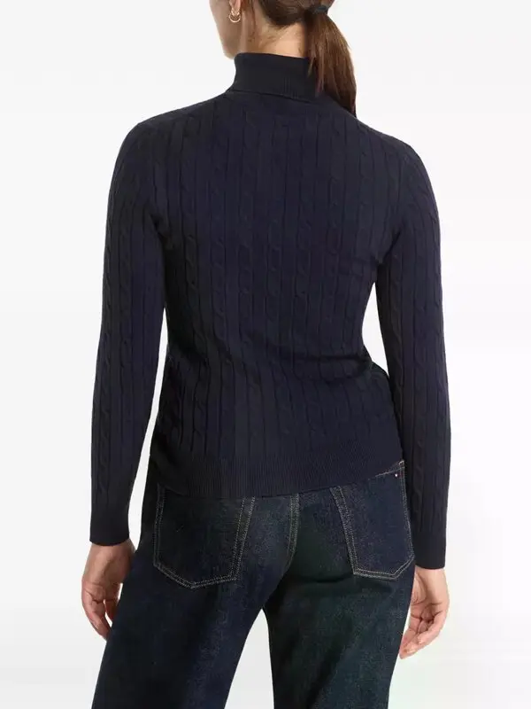 Gant Cable-knit Roll-neck Sweater