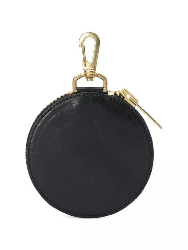 BLACK MEANS Embroidered Coin Wallet - Black