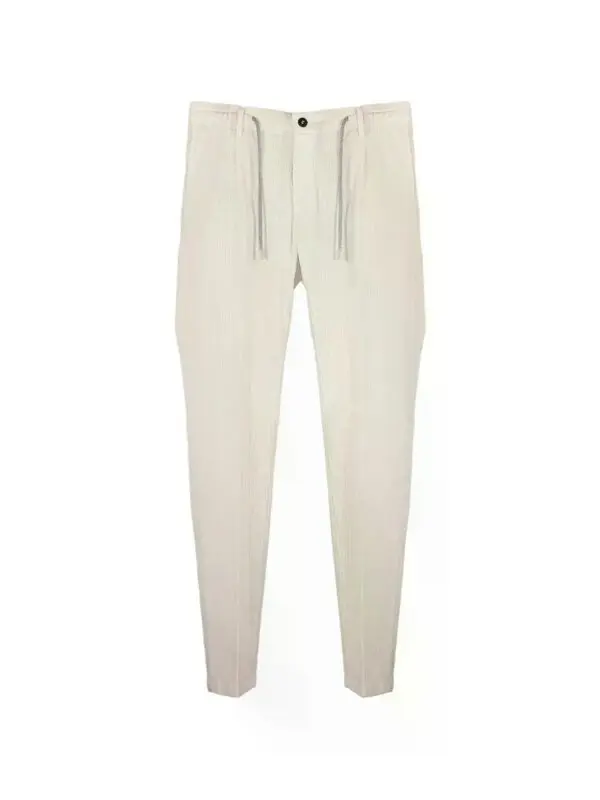 Eleventy Ribbed Drawstring Trousers