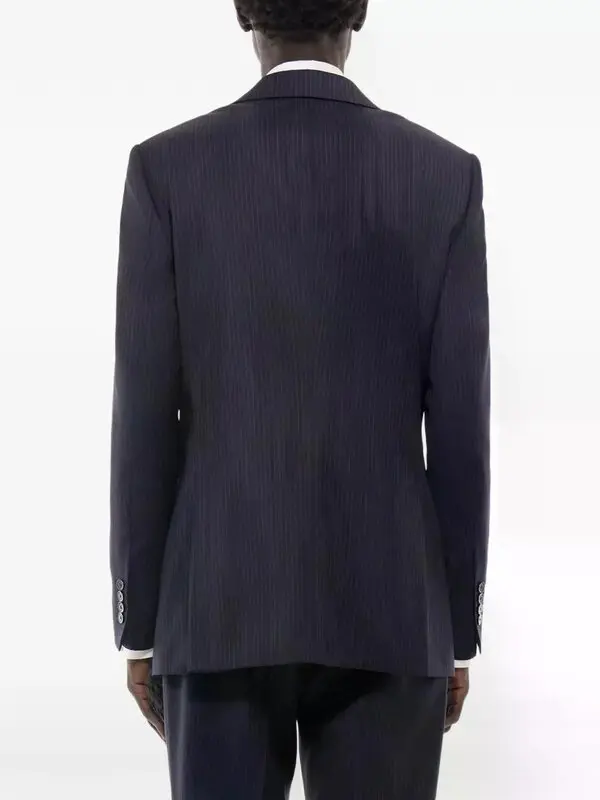 FURSAC Striped Wool Suit Jacket