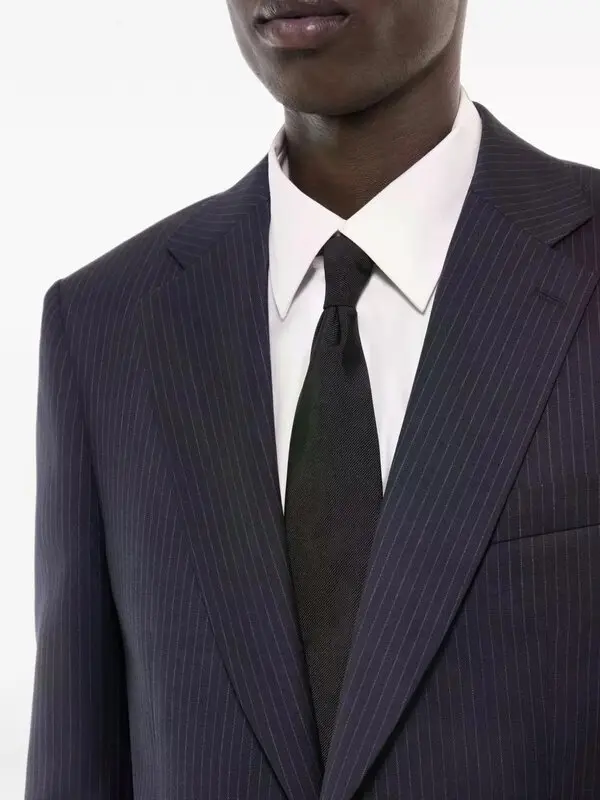 FURSAC Striped Wool Suit Jacket