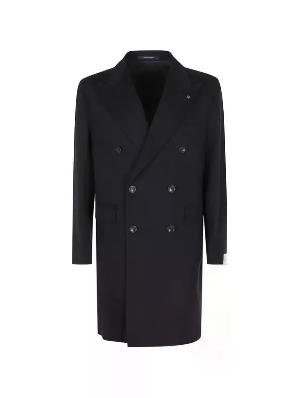 Tagliatore Double-breasted Peak-lapel Coat