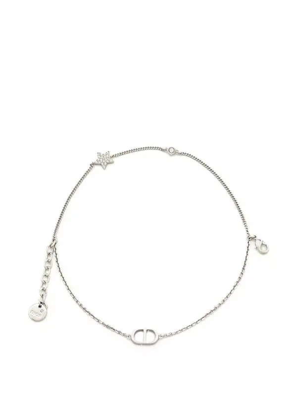 Dior Petit Cd Double-chain Bracelet - Silver