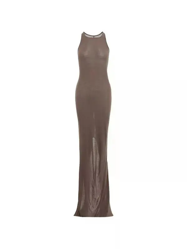 Rick Owens Racer-back Semi-sheer Dress