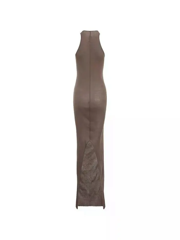 Rick Owens Racer-back Semi-sheer Dress