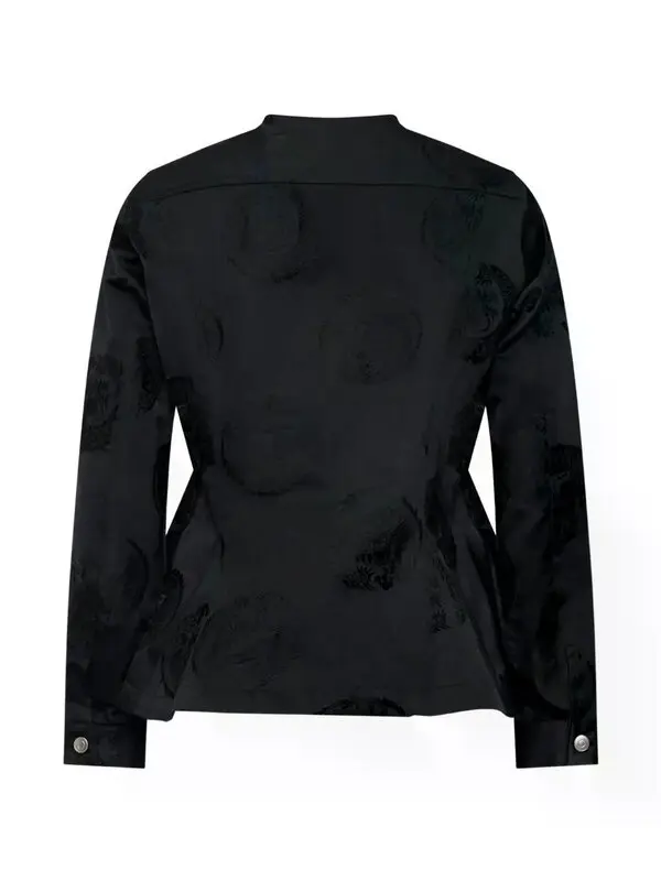 Comme Des Garçons Ruffled Fitted Jacket