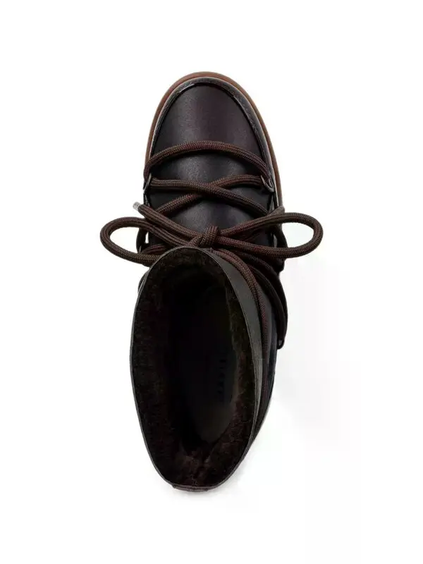 Inuikii Patent-leather Lace-up Boots