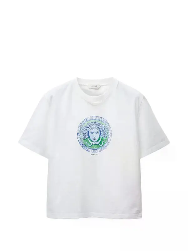 Versace Printed Cotton-jersey T-shirt