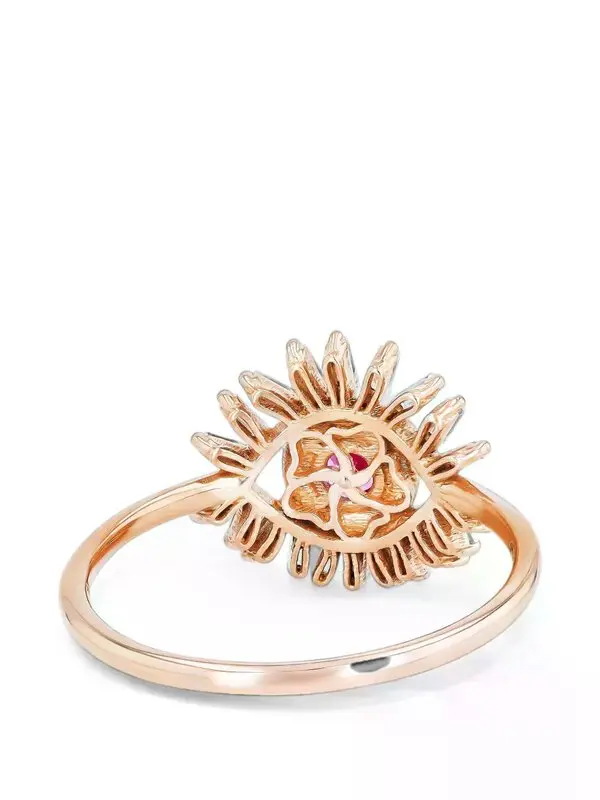 SUZANNE KALAN Mini Evil Eye Sapphire And Diamond Ring
