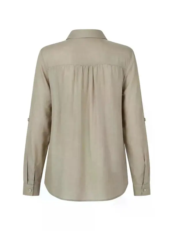 LARA Button-down Roll-sleeve Shirt