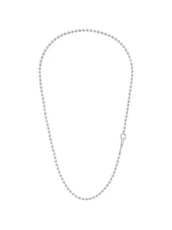 CAREERING X #hf Ball-chain Necklace - Silver