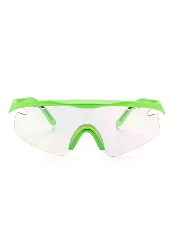 ALBA OPTICS Mantra Shield-frame Sunglasses - Green