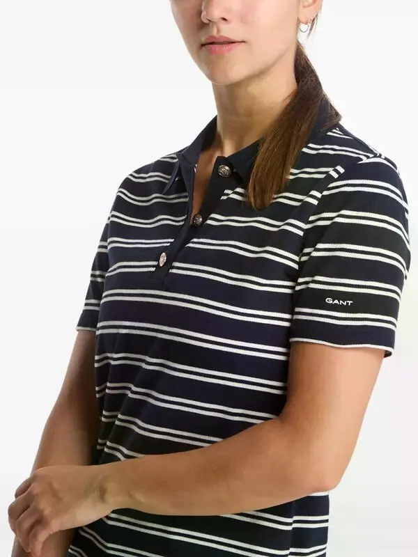 Gant Horizontal-stripe Polo Shirt