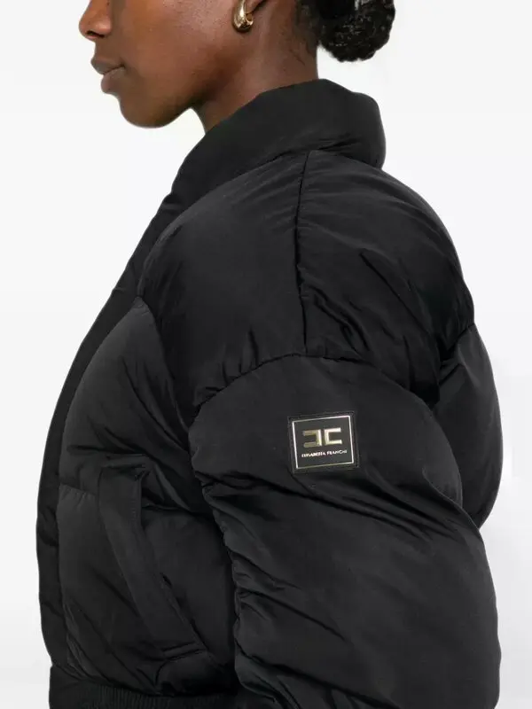 Elisabetta Franchi Cropped Puffer Jacket
