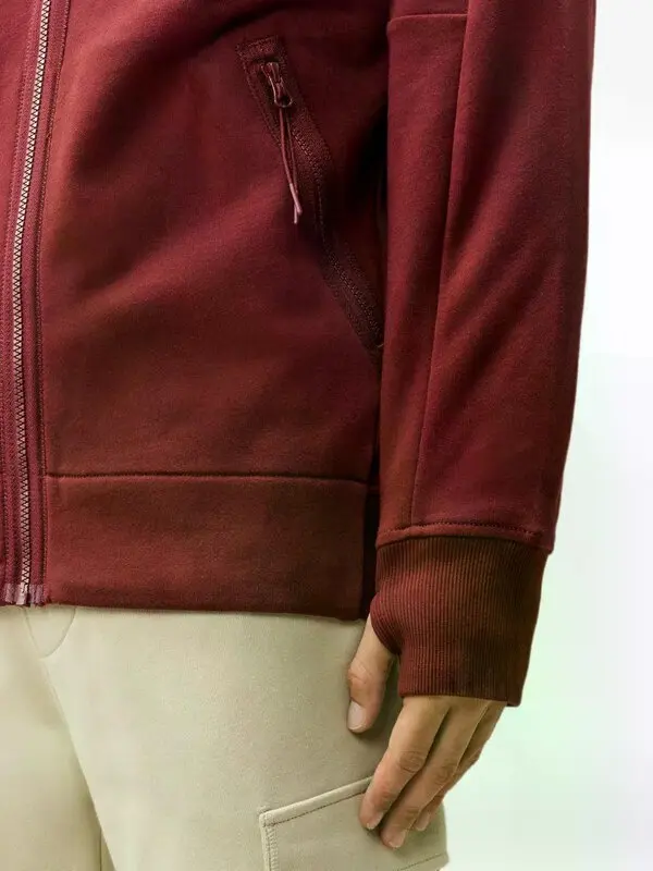 C.P. COMPANY Diagonal Raised Fleece Goggle Zip Sweatshirt