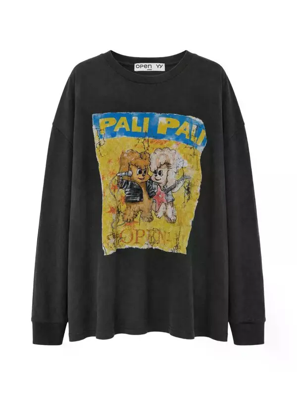 OPEN YY Pet Club Graphic-print T-shirt