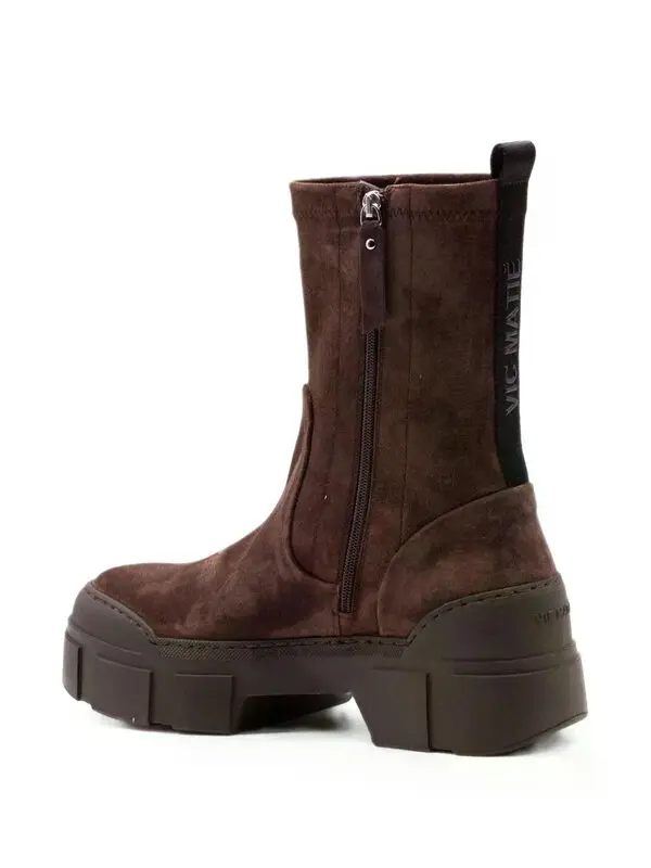VIC MATIE Platform Lug-sole Ankle Boots