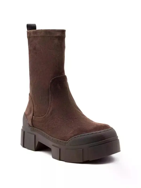 VIC MATIE Platform Lug-sole Ankle Boots